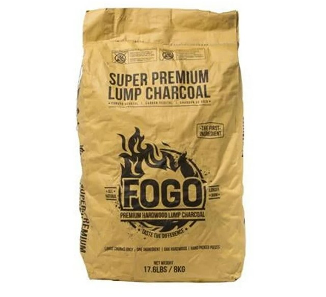FOGO Charcoal Super Premium Lump Charcoal 17.6 LB Fire & Heat ...